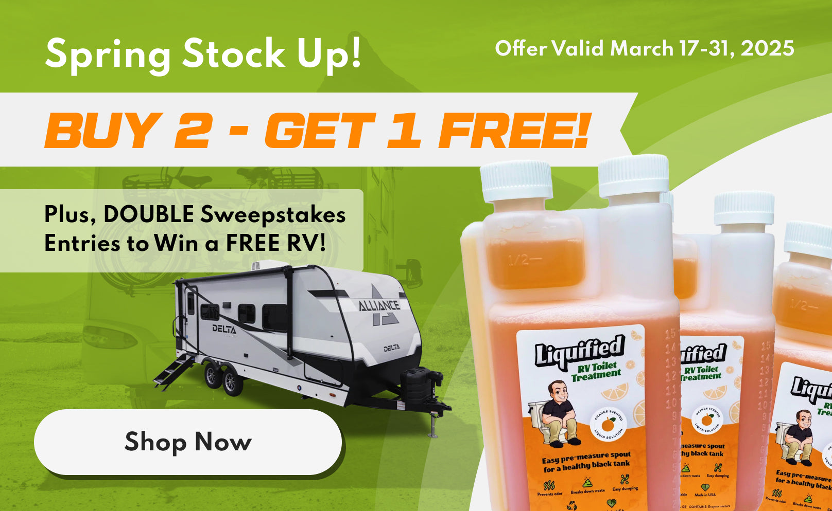 Liquified RV Tank Treatment