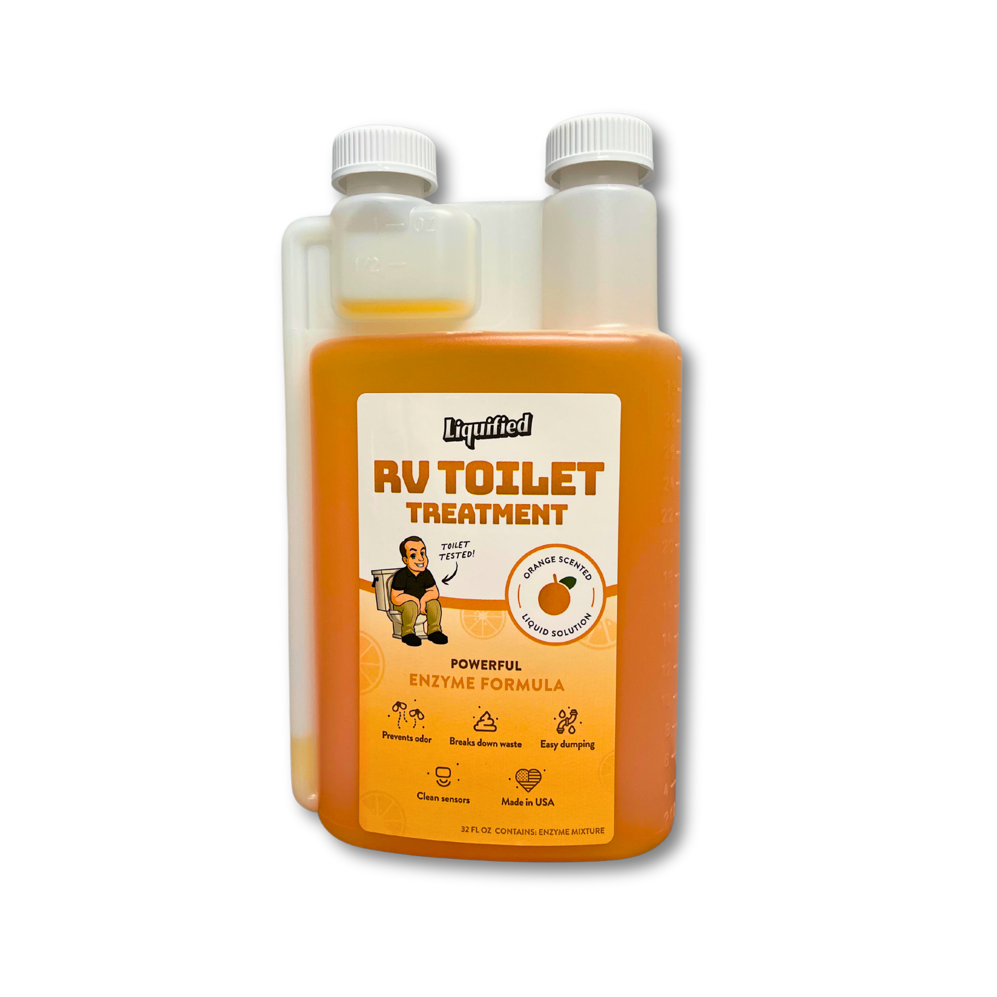 Liquified RV Toilet Treatment – Orange Scent | Black Tank Waste ...