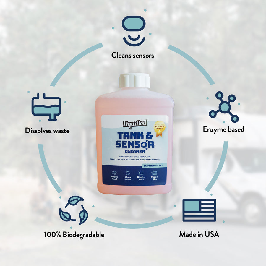 Liquified RV Tank & Sensor Cleaner | Deep Cleaning and Odor Control for ...
